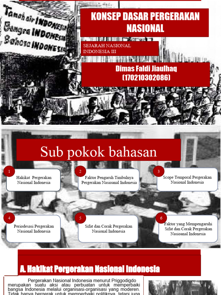 Konsep Dasar Pergerakan Nasional | PDF