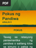 10 ARALIN 4 Pokus NG Pandiwa (Pinaglalaanan at Kagamitan) | PDF