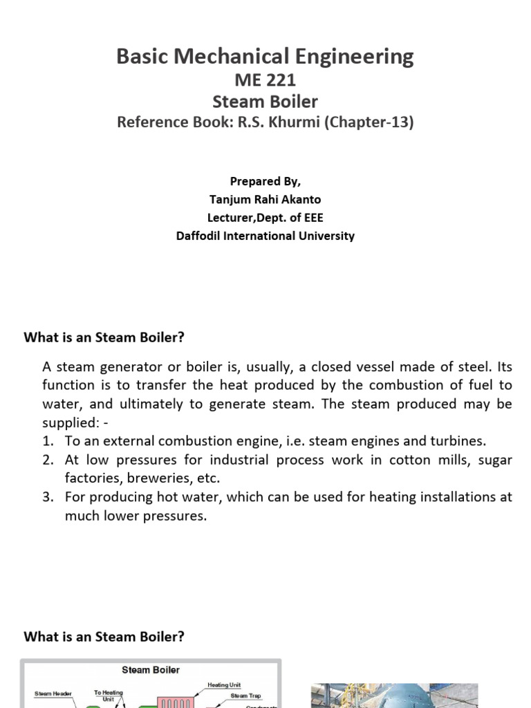Steam Boilers | PDF | Boiler | Steam