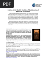 Problems For IYPT 2026 | PDF | Rotation | Waves