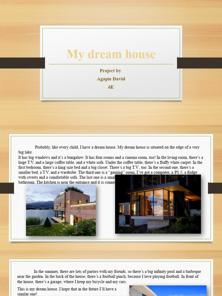 My Dream House Pdf