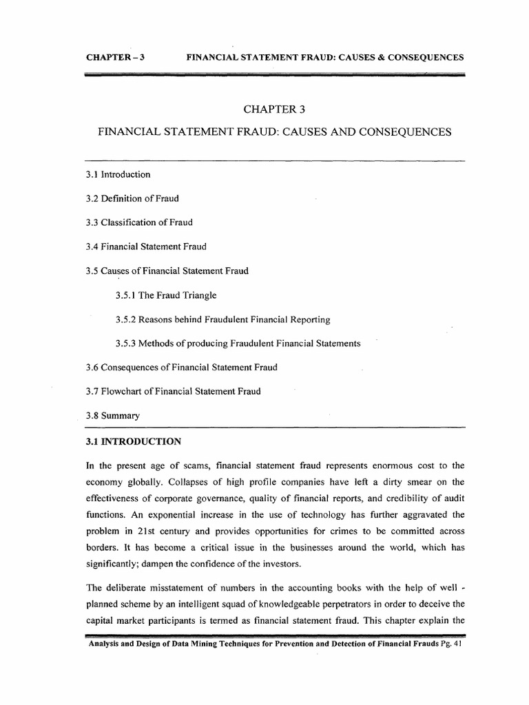 Causes and Consequences of Financial Fraud | PDF | Fraud | Financial ...