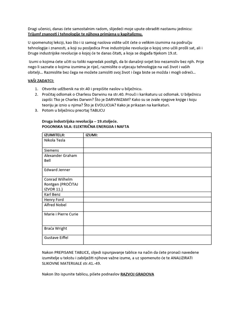 2.industrijska Revolucija, 7.RAZRED | PDF
