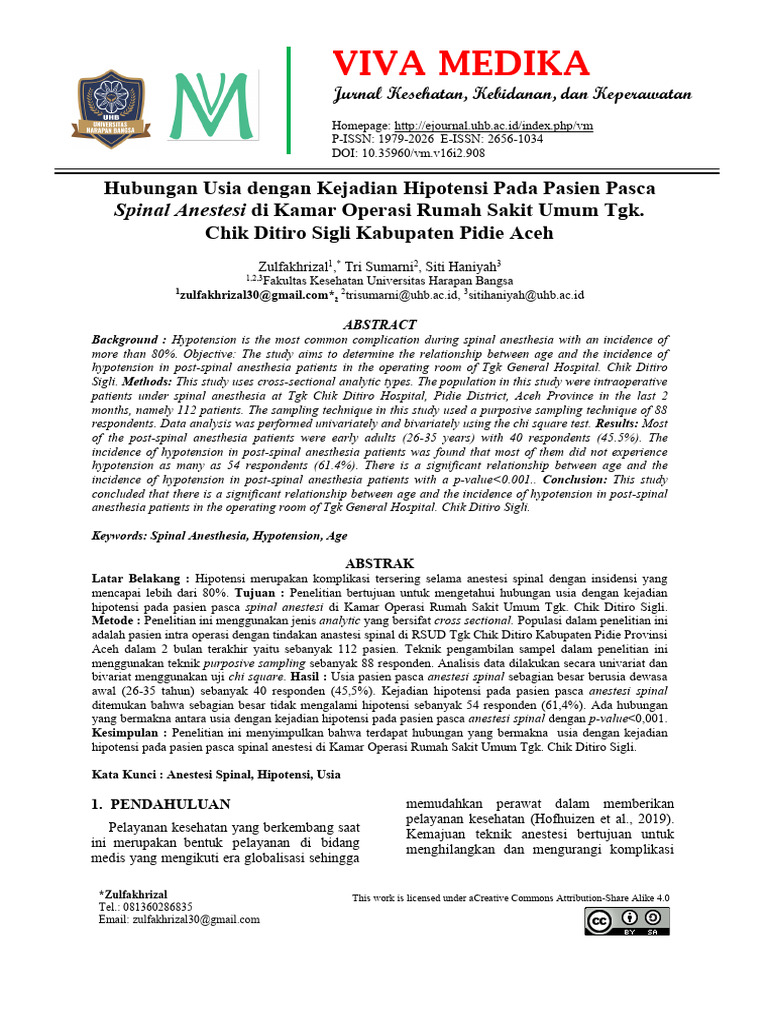 Jurnal Ku 2 | PDF | Anesthesia | Surgery