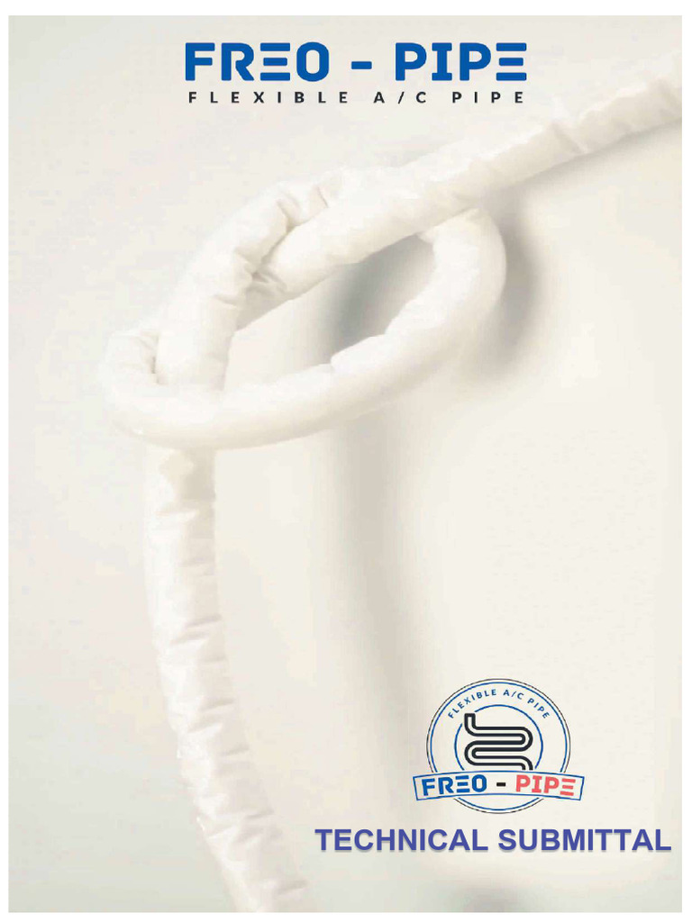 Freo-Pipe Submittal | PDF | Pipe (Fluid Conveyance) | Thermal Insulation