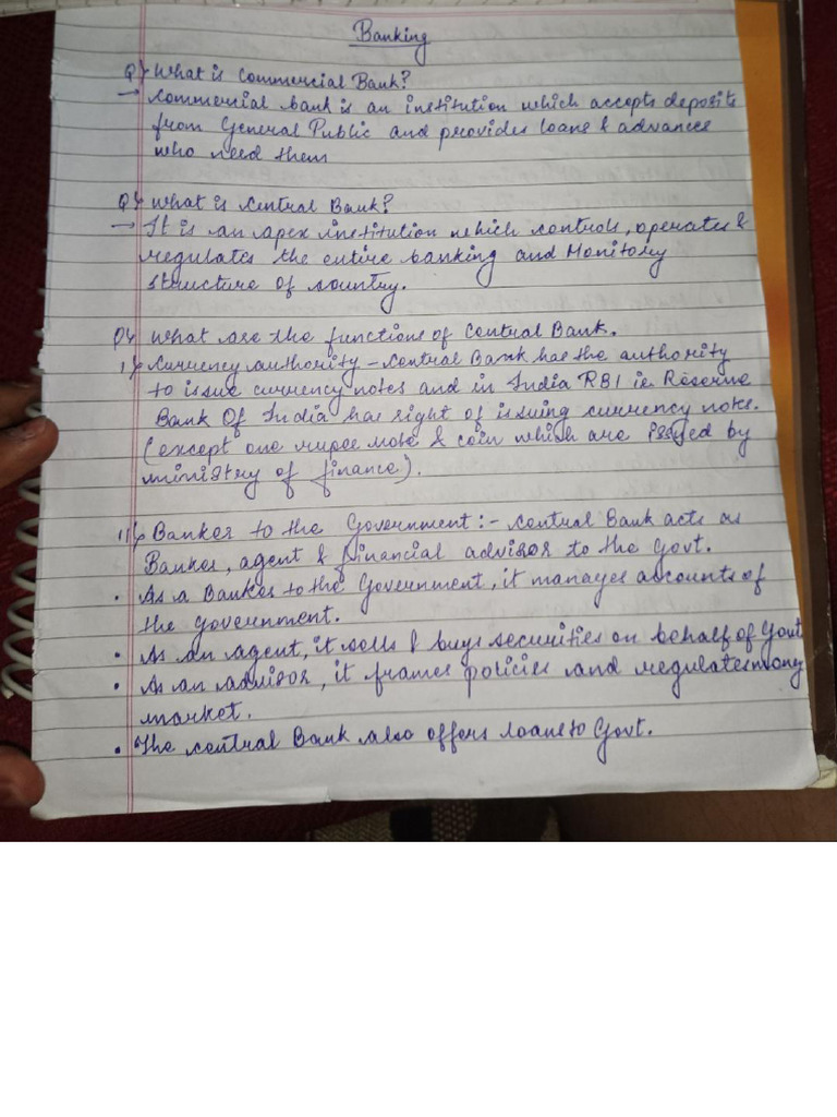 Banking Notes | PDF