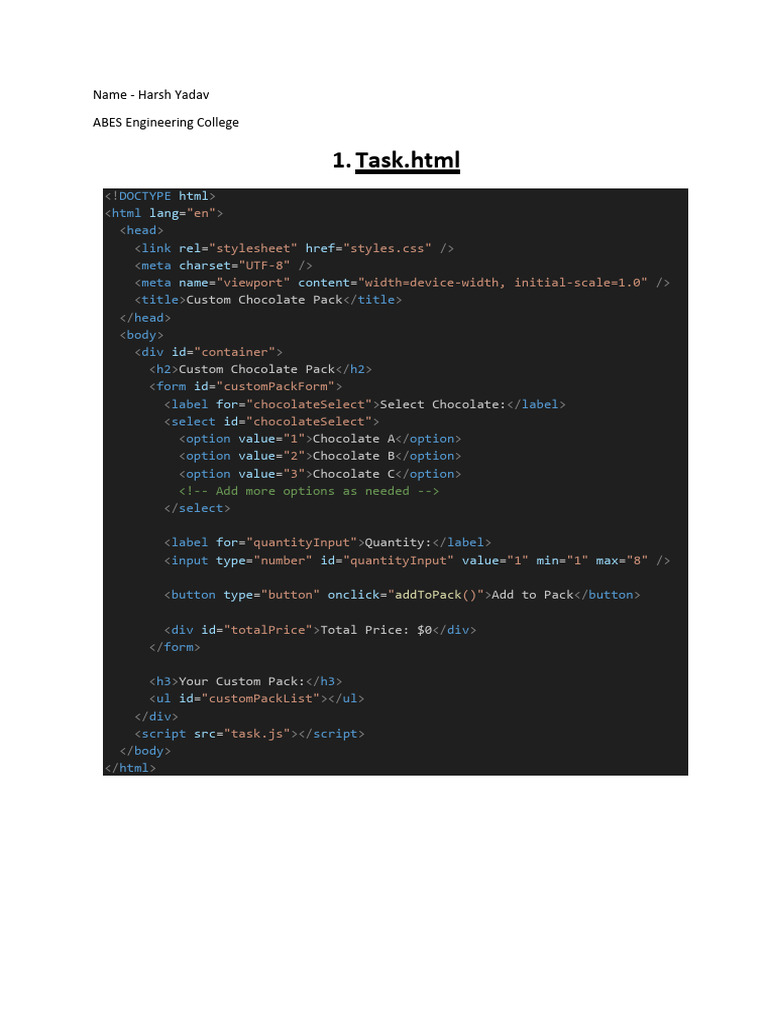 Unbundl task - 2 (1) | PDF