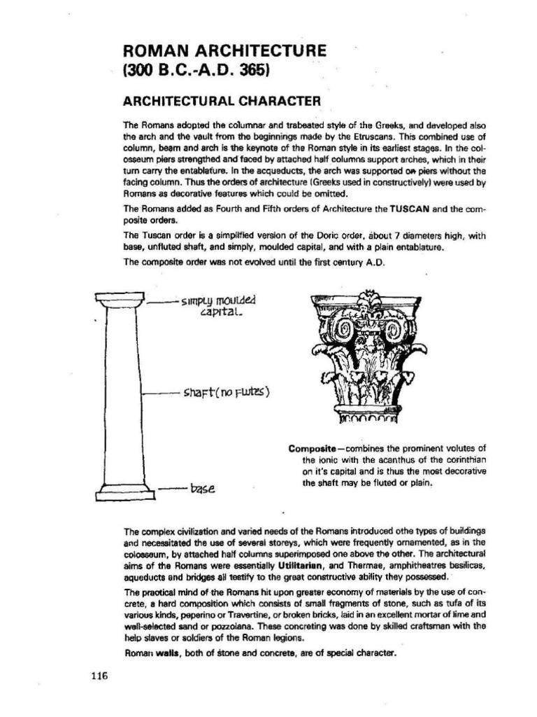 ROMAN2 Character and The History of Architecture | PDF