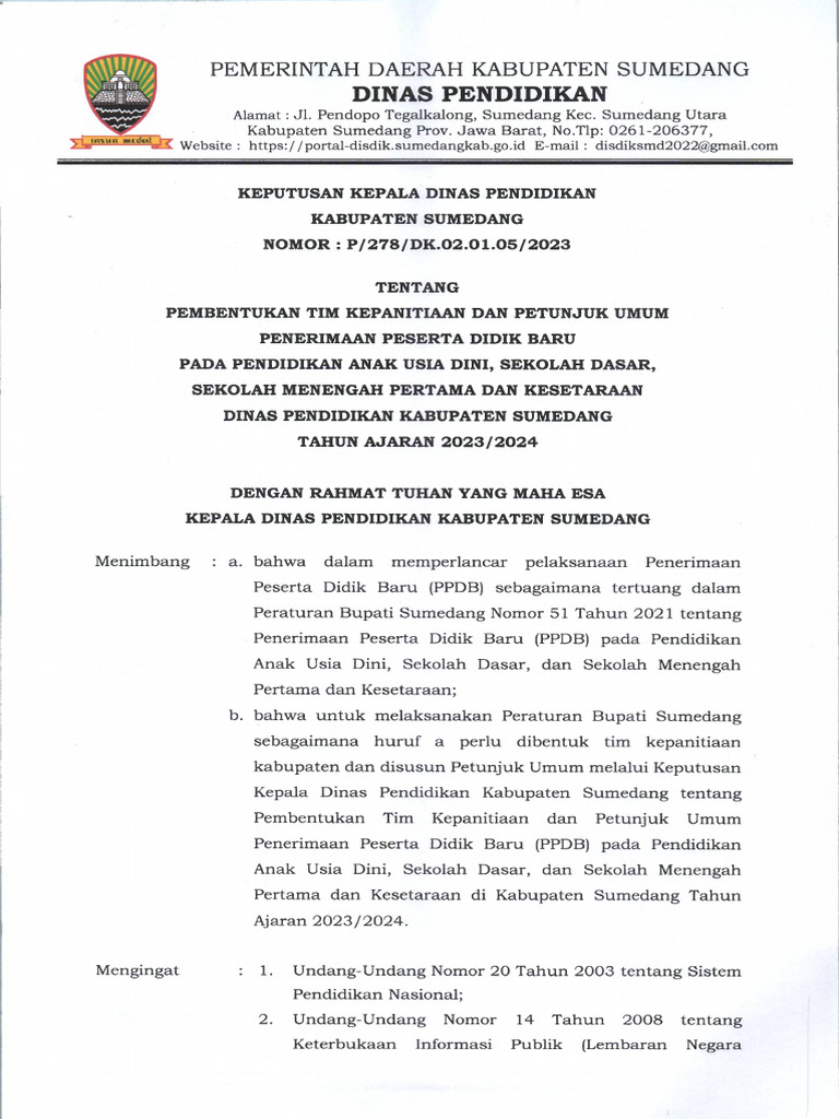 PPDB 2023-2024 | PDF