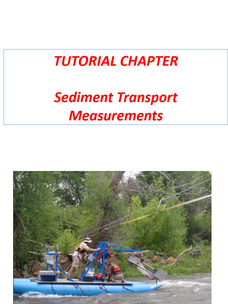 Tutorial Chapter - Sediment Transport Measurement | PDF | Sediment | Erosion