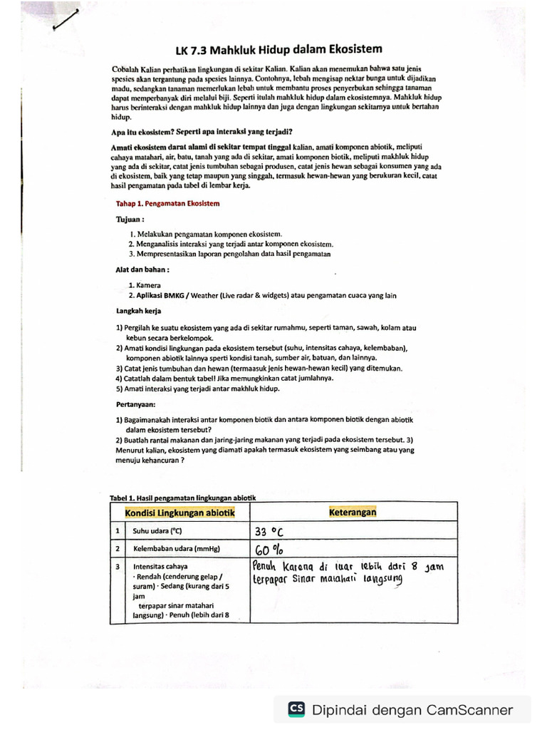 LK. 7.3 (Revisi) | PDF