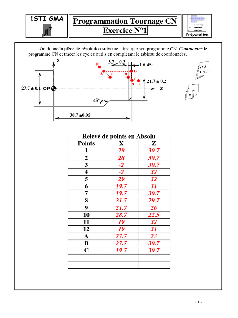 Exercice Nø1 Corrig | PDF