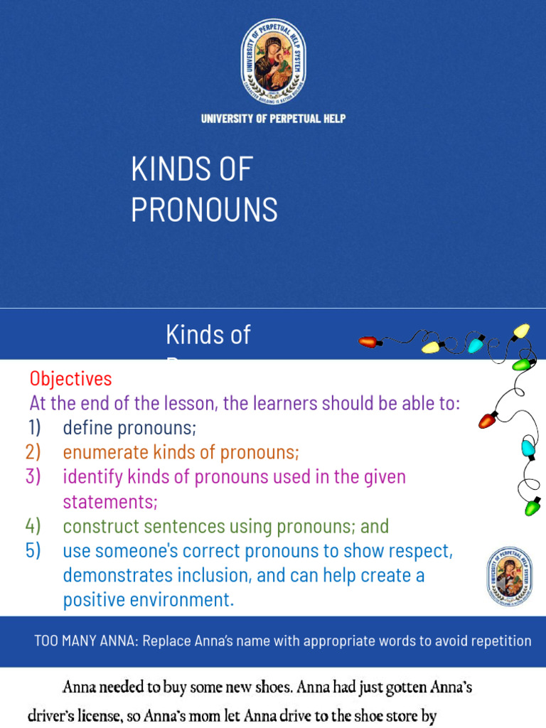 Types of Pronouns Explained | PDF | Pronoun | Syntax