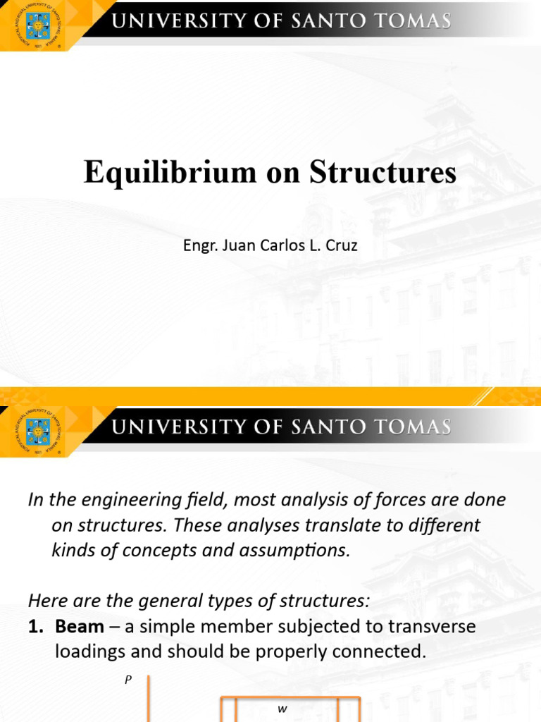 04 - Equilibrium of Structures | PDF | Truss | Continuum Mechanics