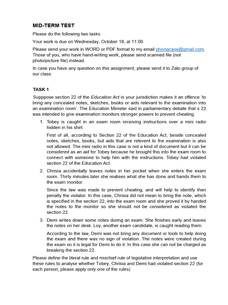 Mid-term | PDF | Justice | Crime & Violence