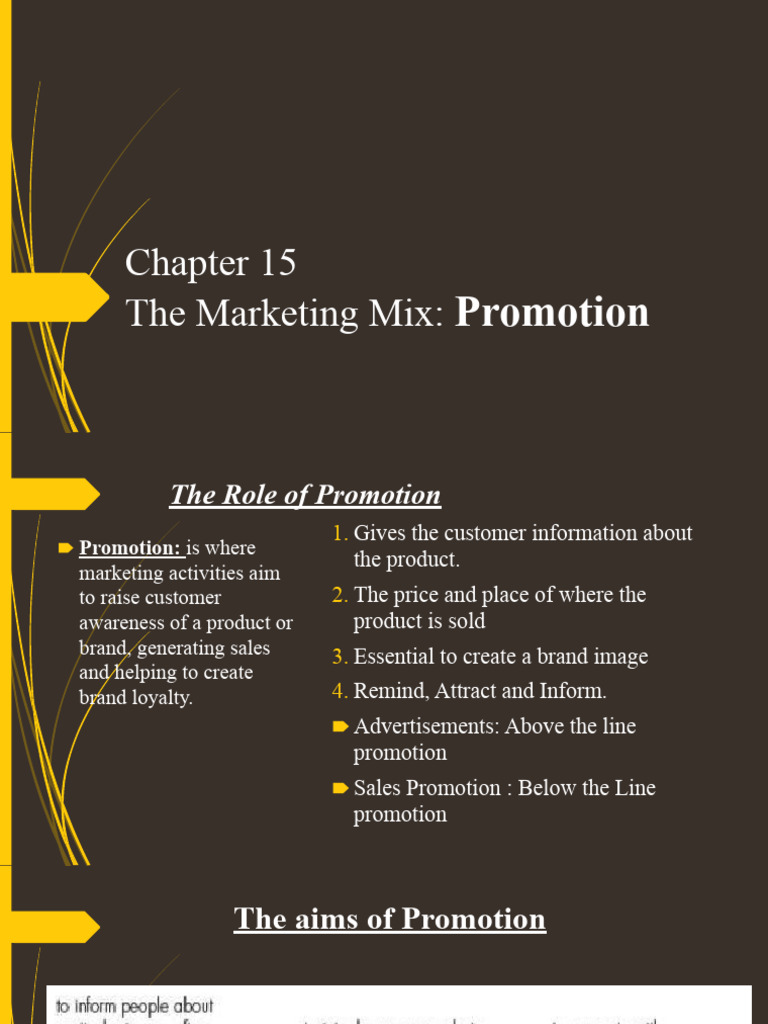 Marketing Mix: Promotion Strategies | PDF | Marketing | Advertising