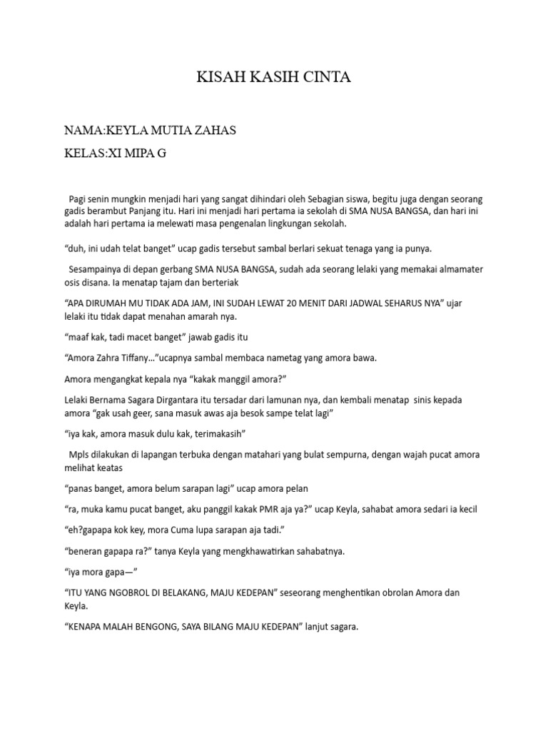 Keyla Mutia Zahas Cerpen | PDF