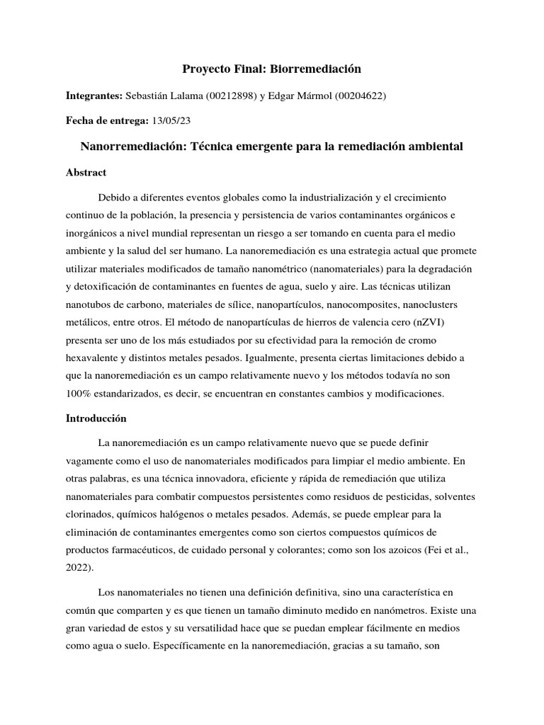 Sebas | PDF | Contaminación | Agua
