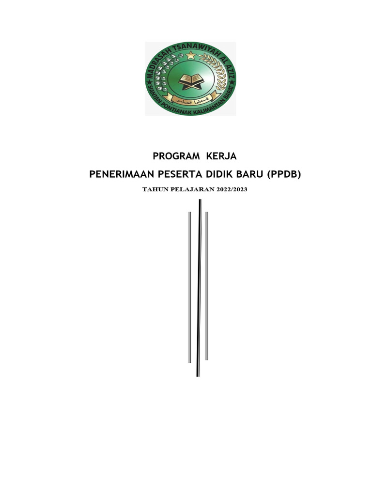 Program Kerja PPDB Revisi | PDF | Karier & Perkembangan