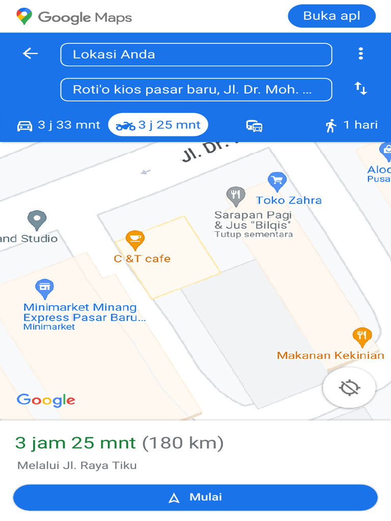 Lokasi Anda Ke Jl. Dr. Moh. Hatta No.15, Cupak Tangah, Kec. Pauh ...