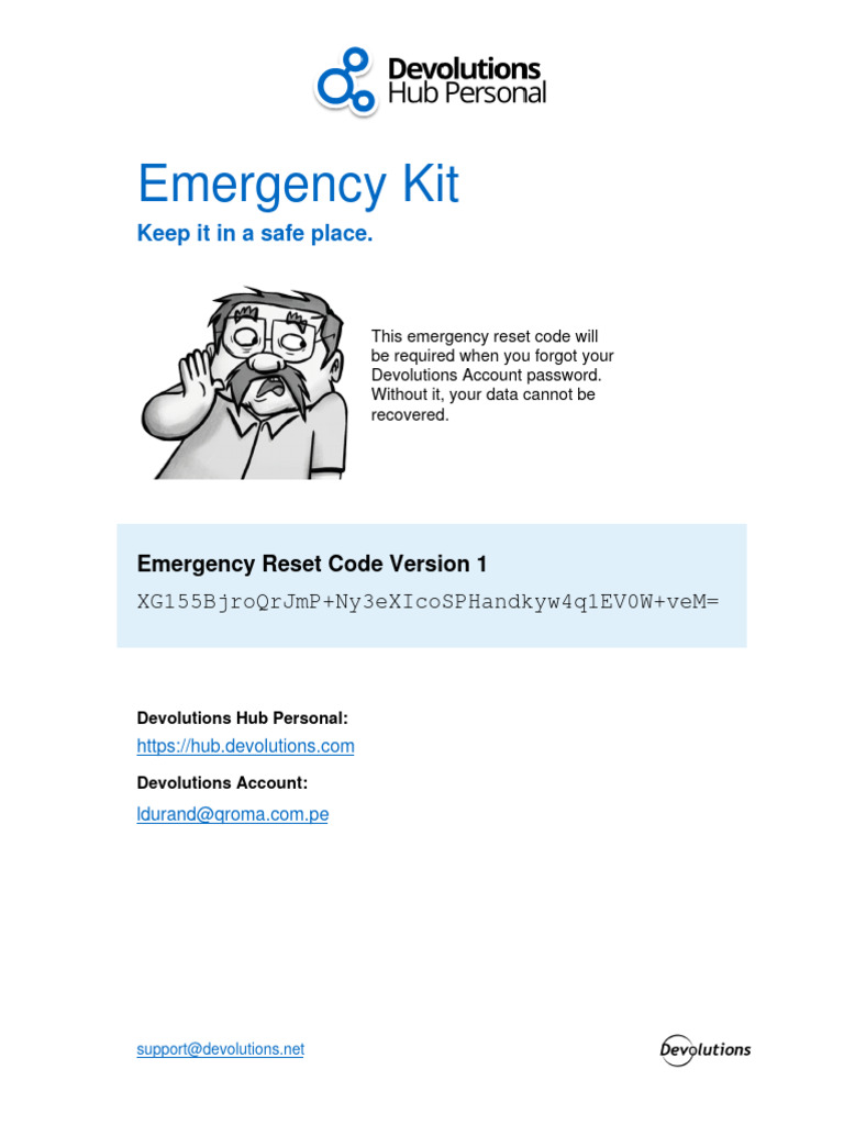 Devolutions Hub Personal Emergency Kit | PDF | Business | Computers