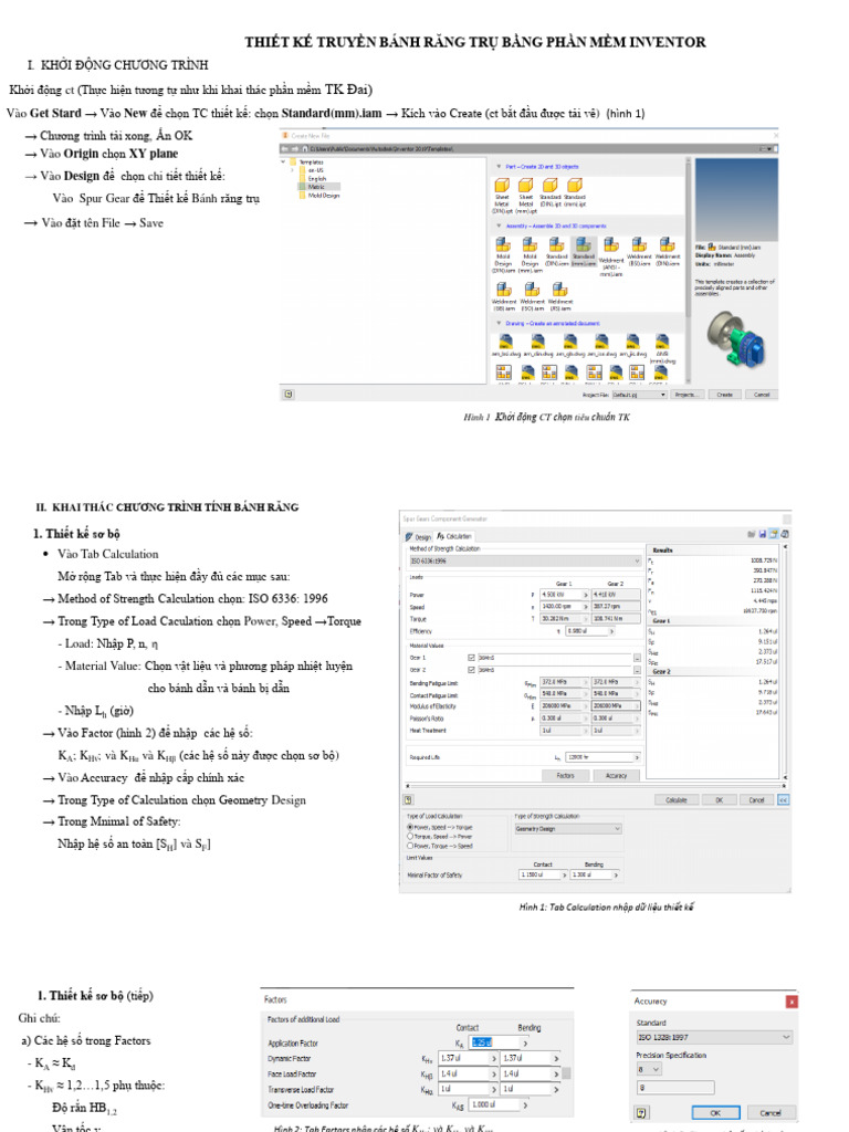 HD Khai Thác TK BT Bánh Răng TR | PDF