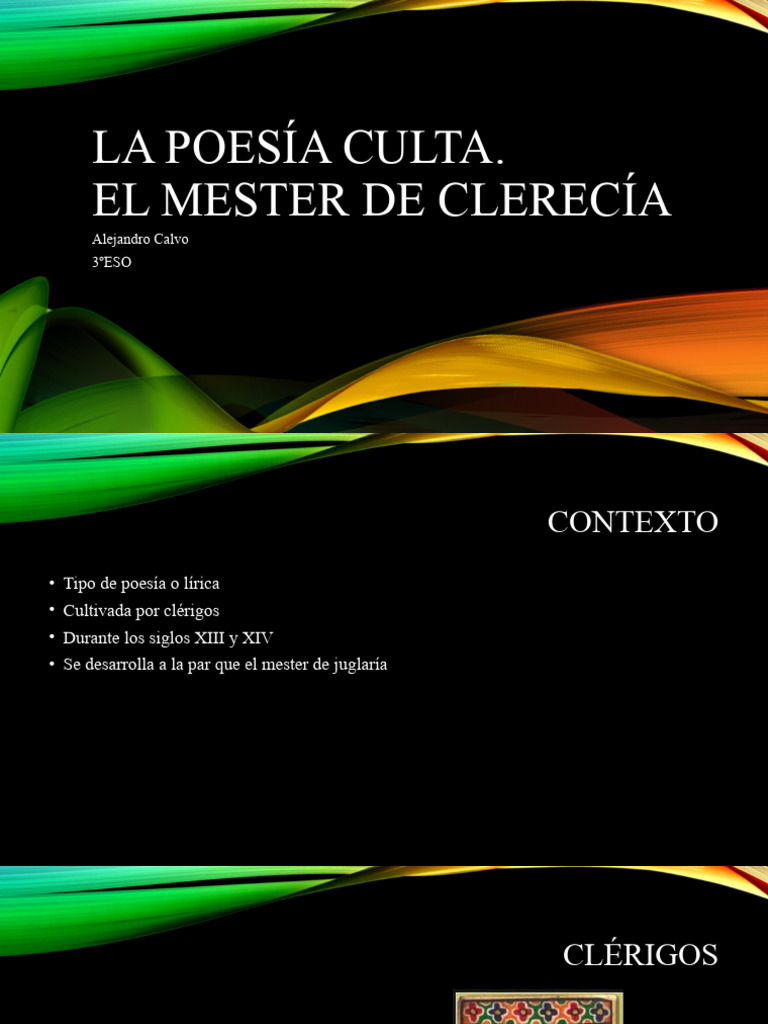 Mester de Clerecia | PDF | Literatura europea | Literatura en español