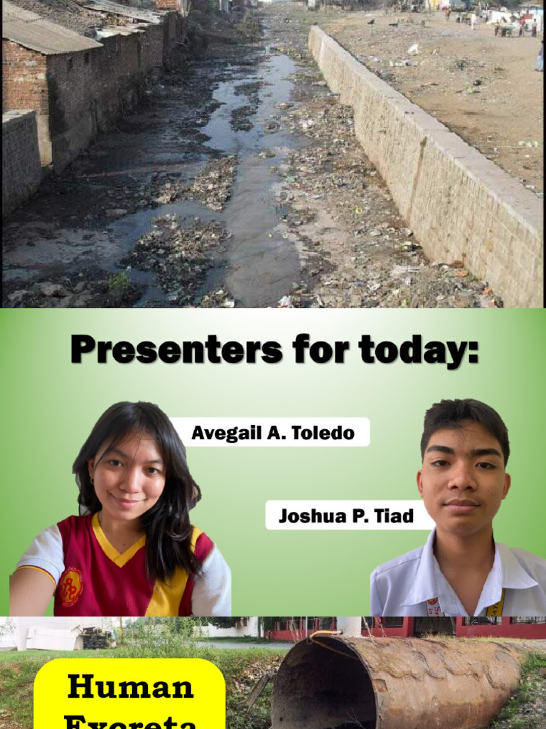 Human Excreta and Sewage - Group 1 | PDF | Sanitation | Drinking Water