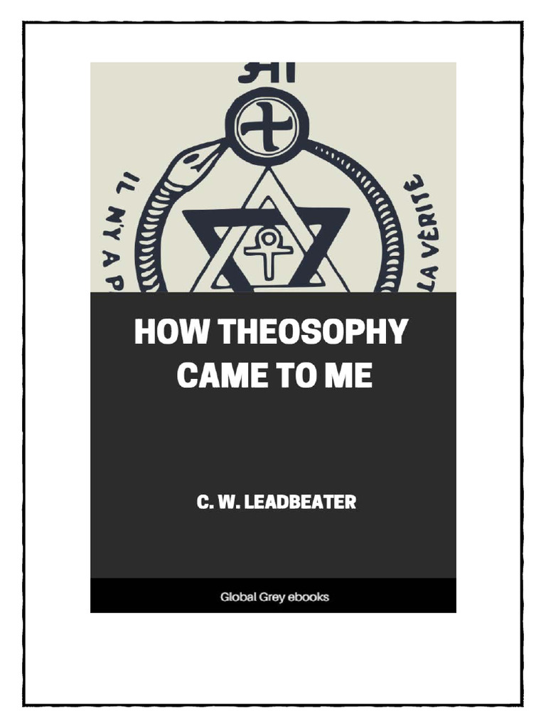 How Theosophy Came To Me | PDF | Philosophy | History