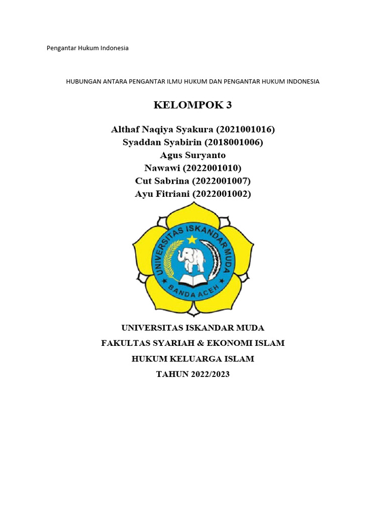 Perbedaan PIH Dan PHI | PDF | Sains & Matematika