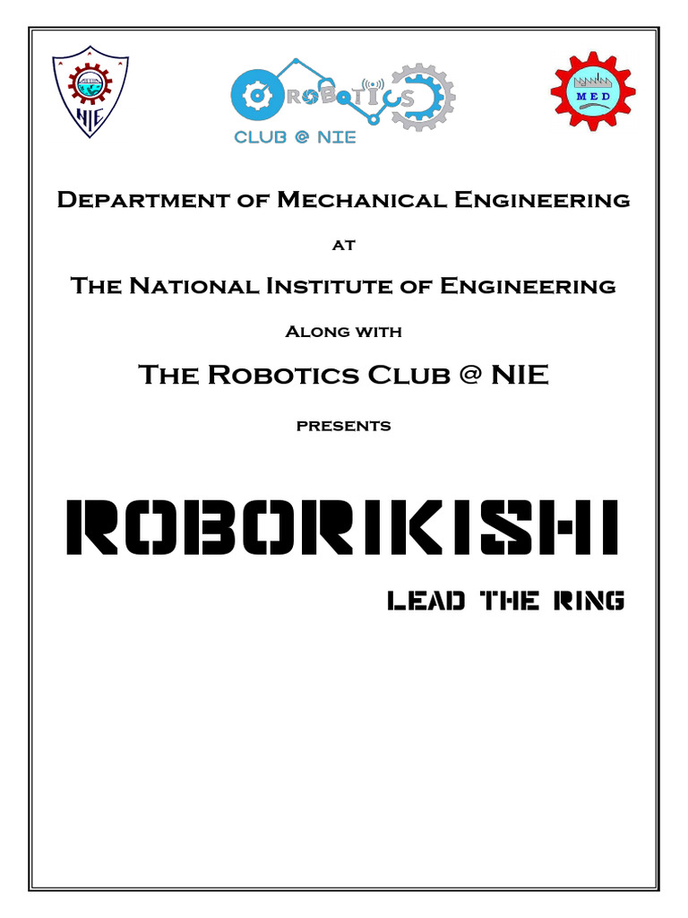 Rikishi Rulebook 23 | PDF | Robot | Robotics