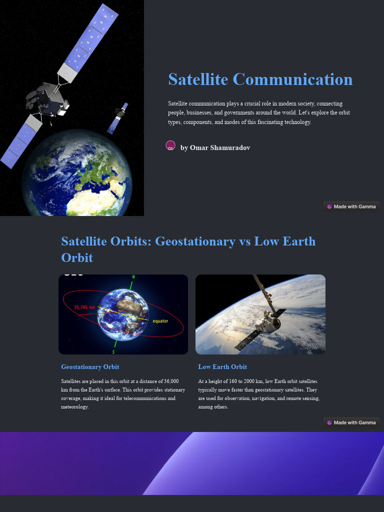 Satellite Communication | PDF | Communications Satellite | Satellite