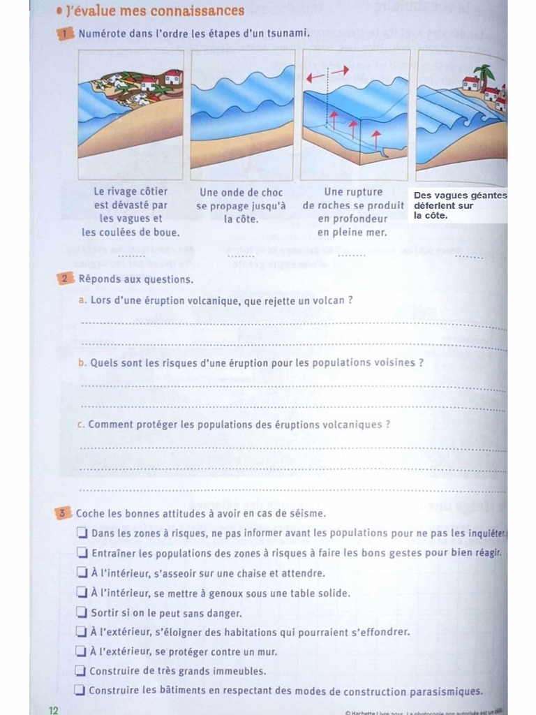 P 12 Volcans Séismes Tsunami | PDF