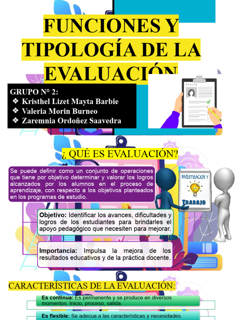 Tipologia y Funciones de La Evaluacion | PDF