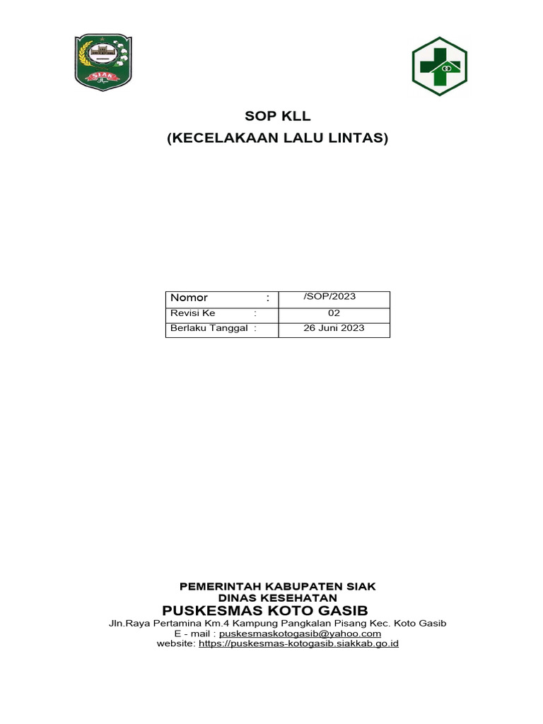 Sop Kll 2023 | PDF