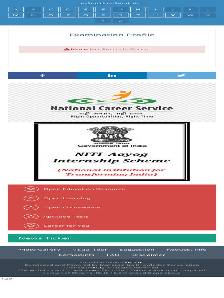 Examination Hall Ticket | PDF