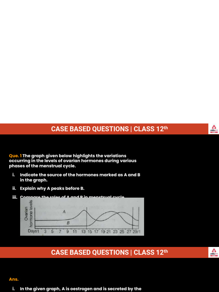 CASE BASED QUESTIONS - CLASS 12th | PDF | Operon | Repressor