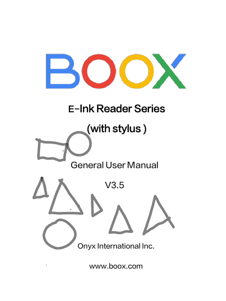 BOOX Reader Series (20231012) | PDF | Computer File | Icon (Computing)
