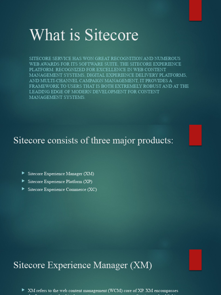 What Is Sitecore | PDF | World Wide Web | Internet & Web