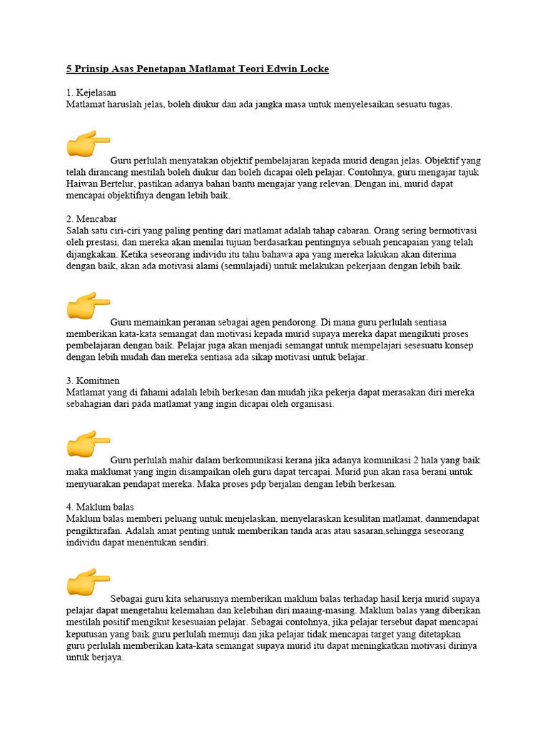 Motivasi Guru Melalui Penetapan Matlamat | PDF | Kesehatan Holistik