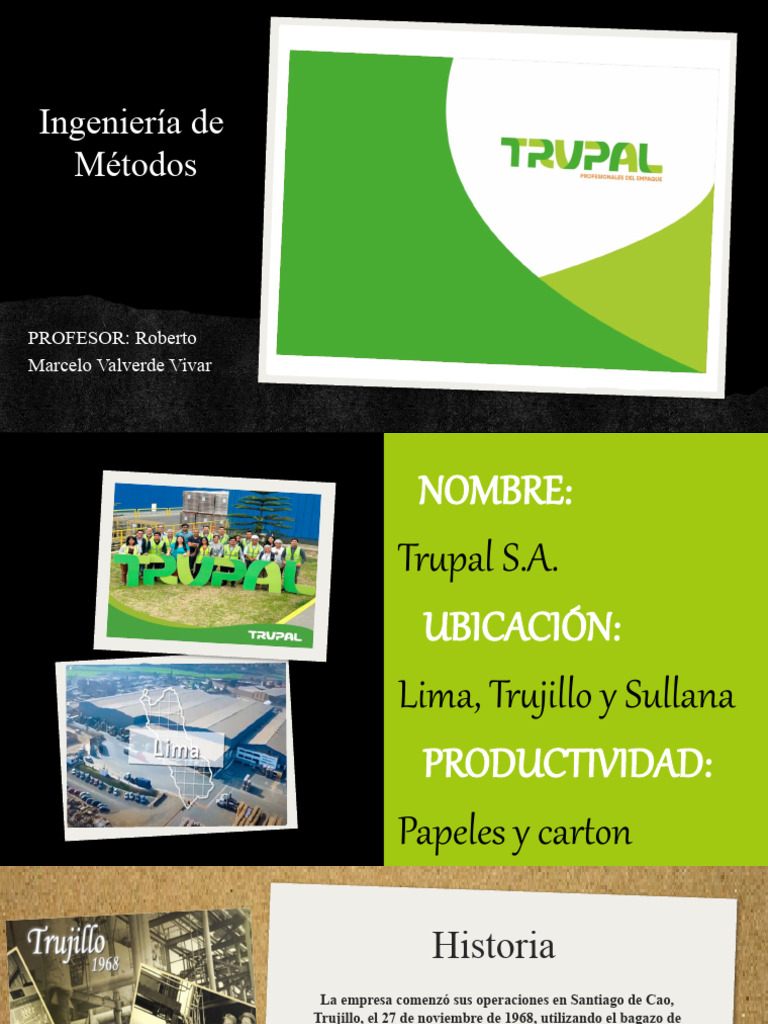 Trupal S.A.: Innovación en Papeles Sostenibles | PDF | Papel | Business