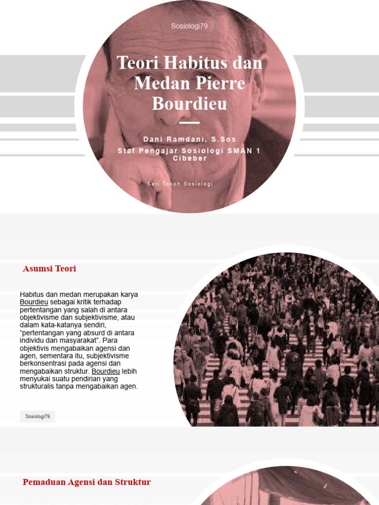 Teori Habitus Dan Medan Pierre Bourdieu | PDF