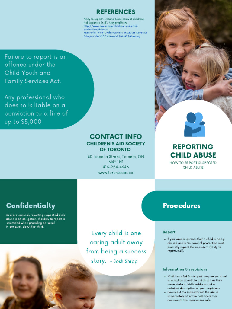 reporting child abuse pamphlet | PDF | Crimes | Crime & Violence