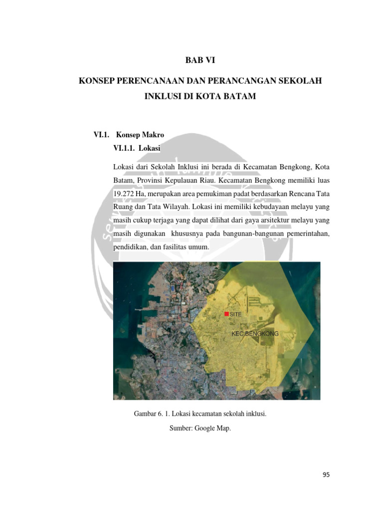Konsep Perencanaan Dan Perancangan Sekolah Inklusif Di Kota Batam | PDF