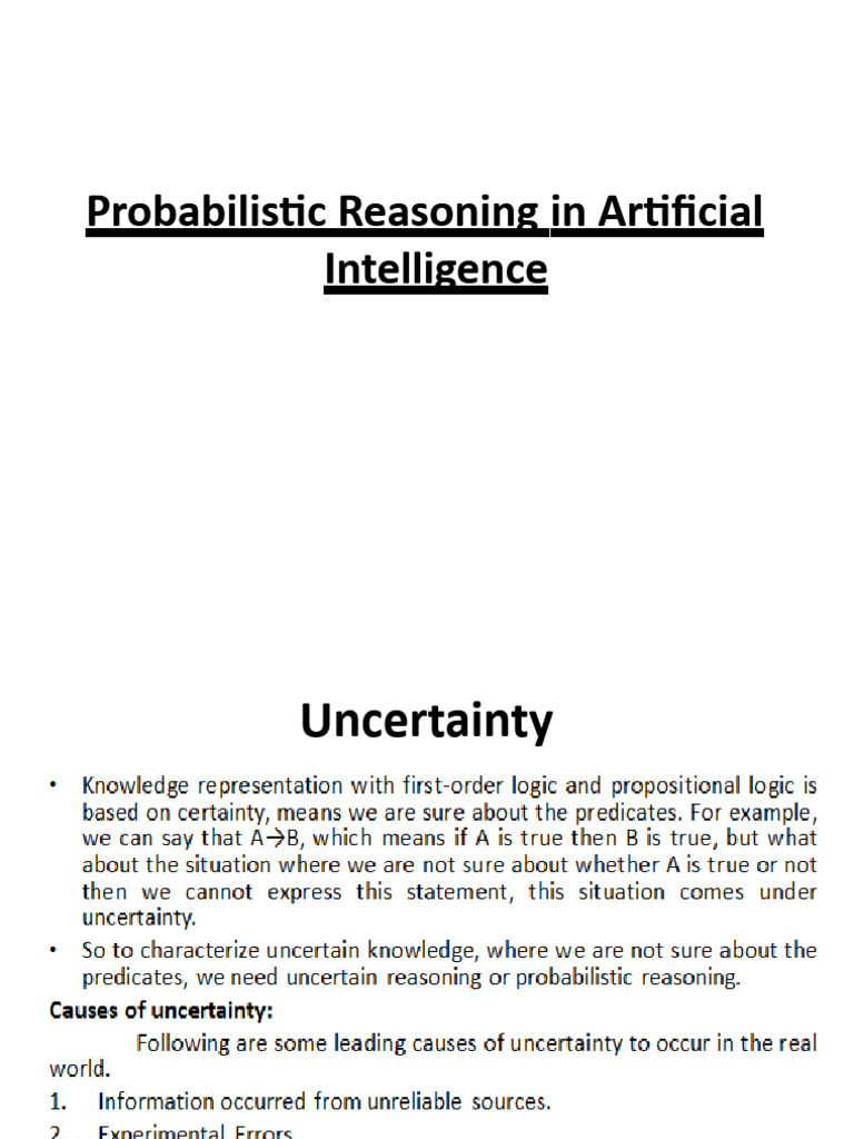 Ai Pro | Download Free PDF | Bayesian Network | Bayesian Inference