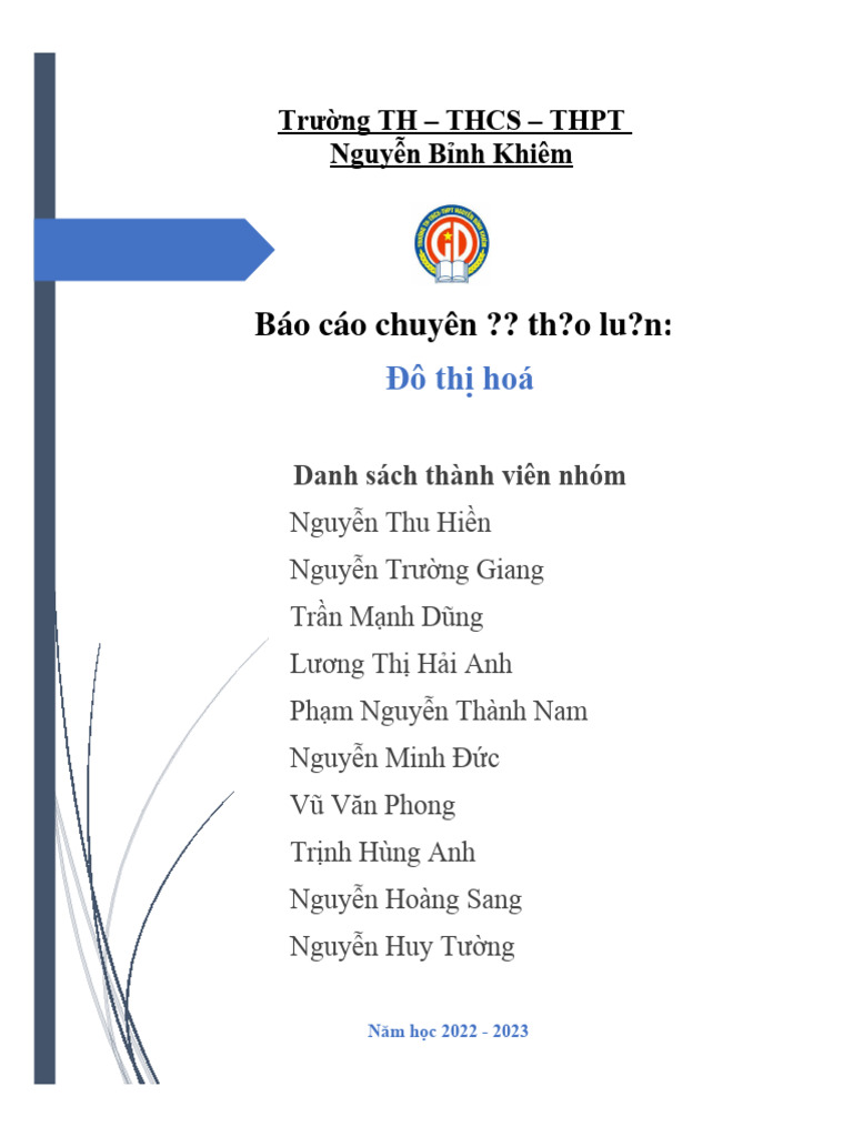 Bìa ND Nhóm 1 | PDF