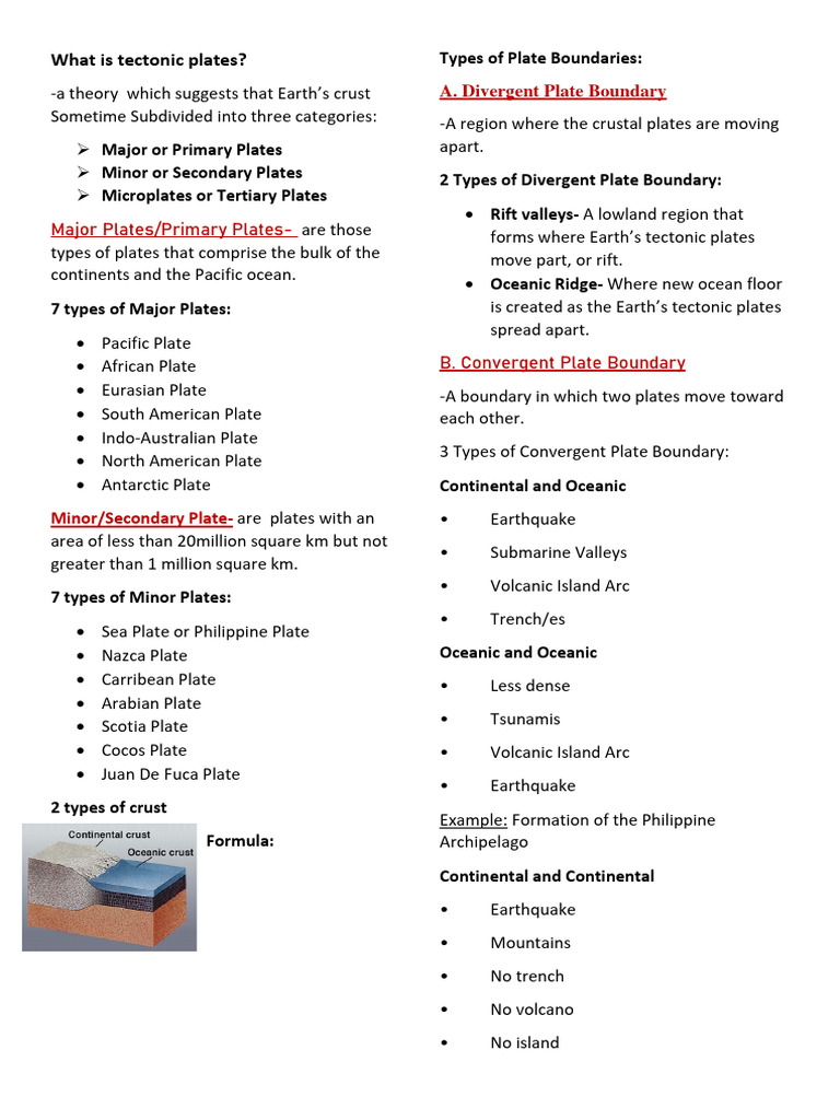 What Is Tectonic Plates | PDF | Plate Tectonics | Earth Sciences