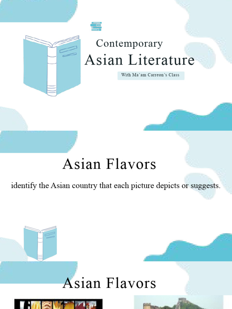 Overview of Asian Literature Trends | PDF | Korean Language | China