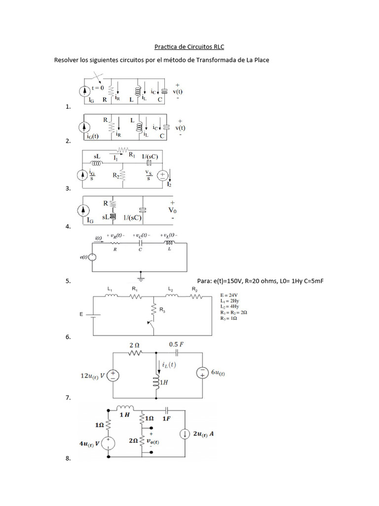 Practica de Circuitos RLC | PDF
