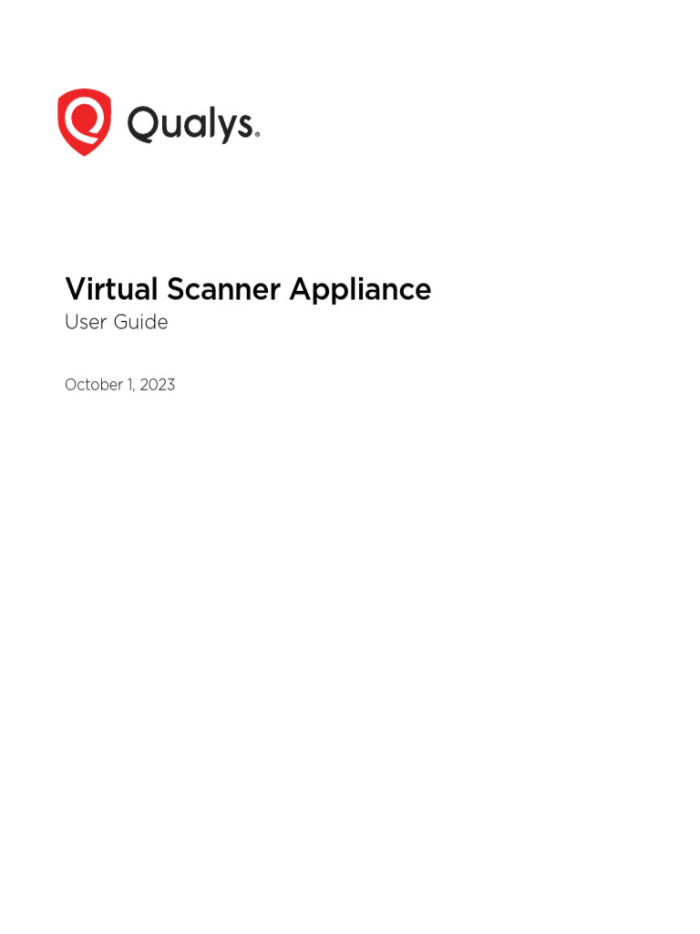 Virtual Scanner Appliance | PDF | I Pv6 | Computer Network